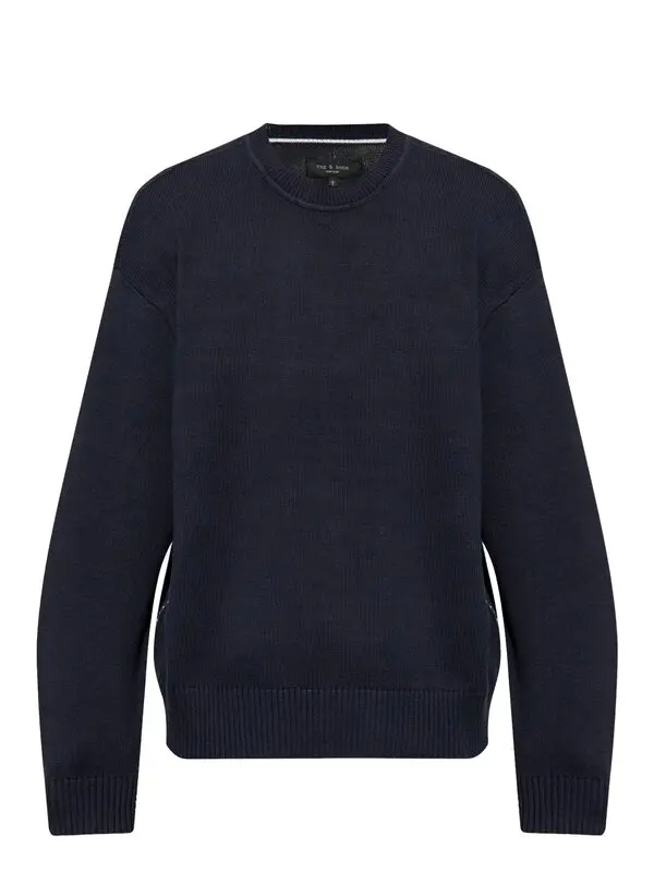 Rag & Bone Clarkson Sweater - Navy Blue