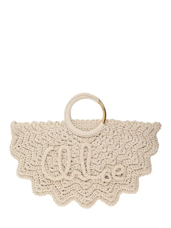 Chloé Bracelet Paravent Handbag - Cream