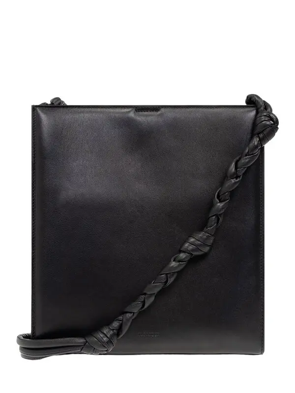 JIL SANDER Tangle Medium Shoulder Bag - Black
