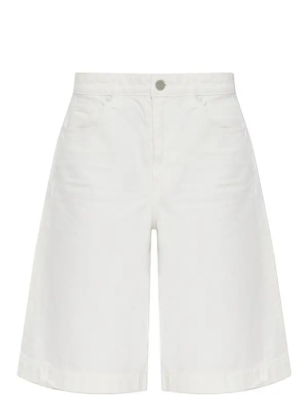 ALLSAINTS Louie Denim Bermuda Shorts - White