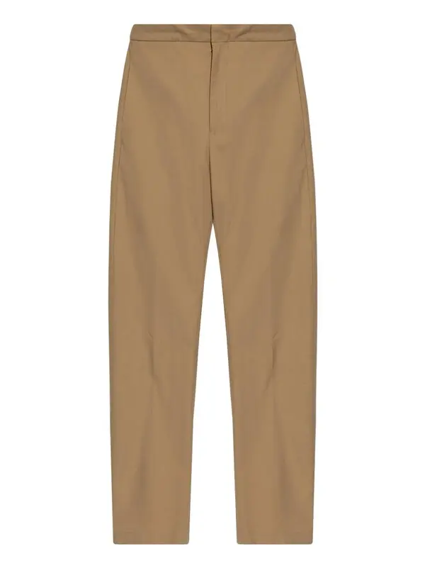JIL SANDER Logo Trousers - Beige