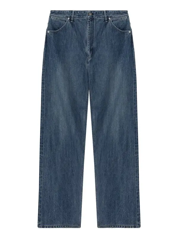 JIL SANDER Jeans With Embossed Logo - Blue