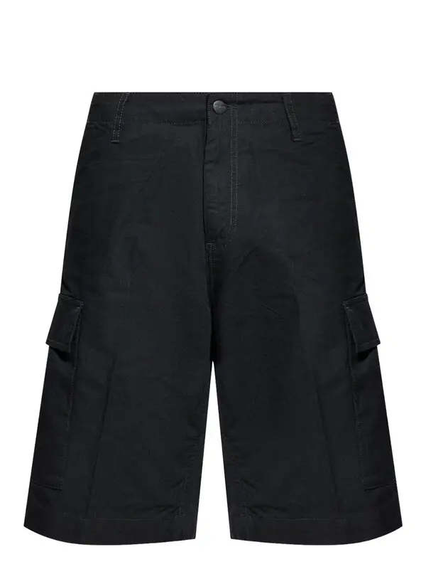 Carhartt Work In Progress Shorts With Cargo Pockets - Black