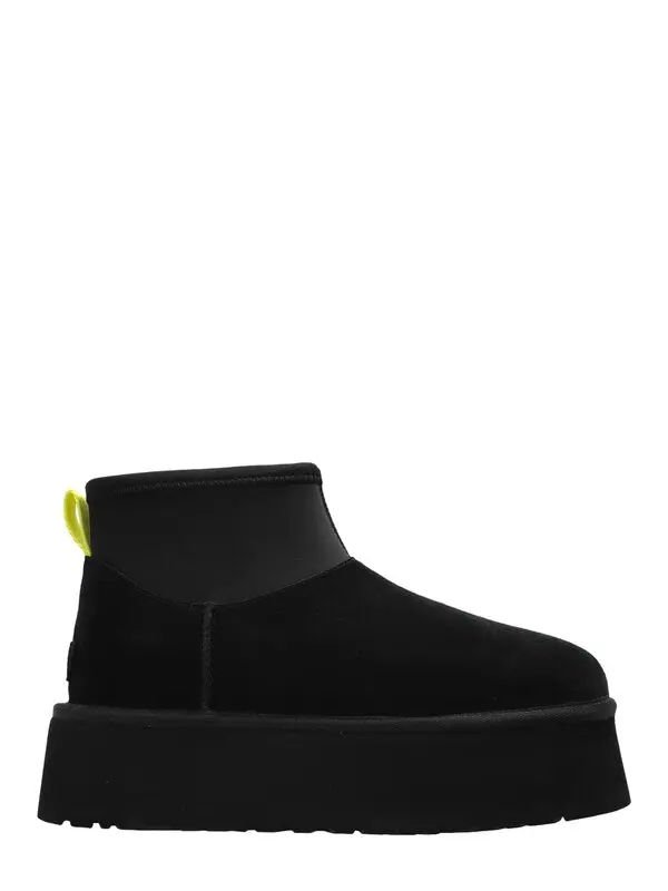 UGG Classic Mini Dipper Platform Snow Boots - Black
