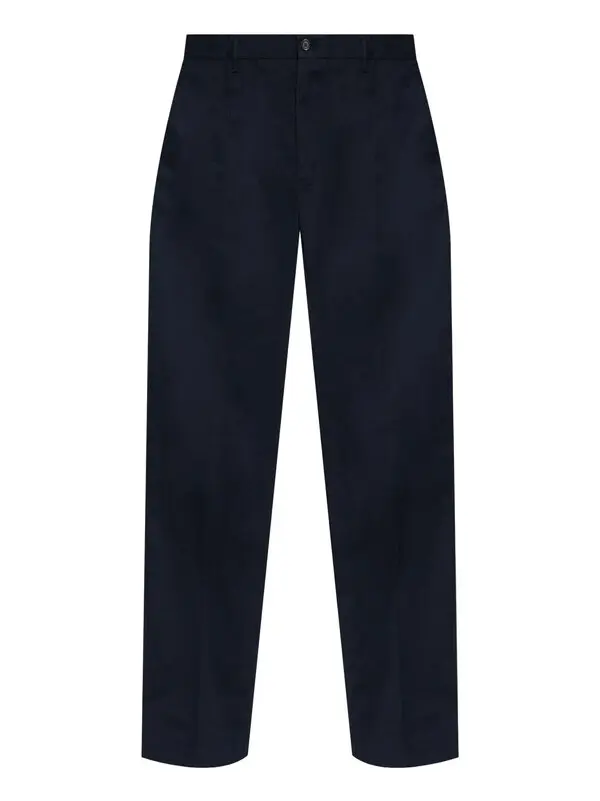 Dolce & Gabbana Creased Trousers - Navy Blue