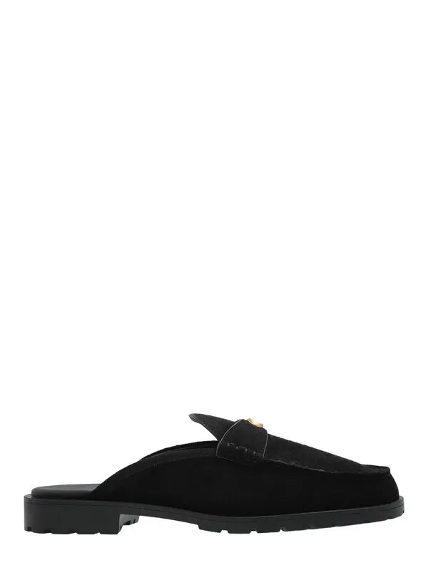 Coach Slides With Logo - Black