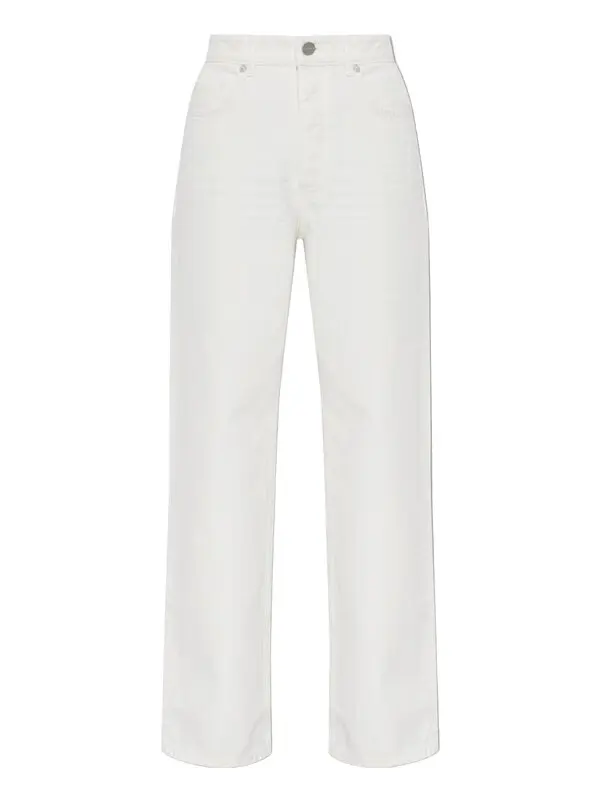 ALLSAINTS Brooklyn Wide-leg Organic Cotton Jeans - White