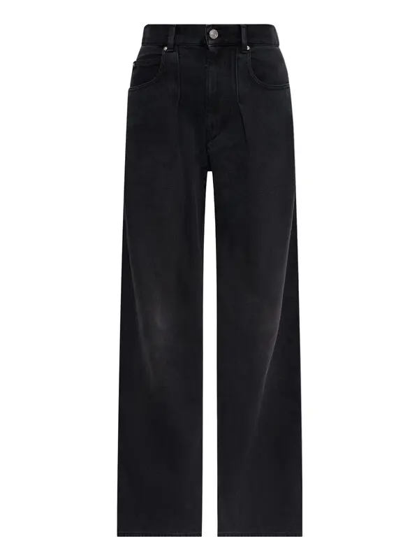 Isabel Marant Rodayna Wide-leg Jeans - Black