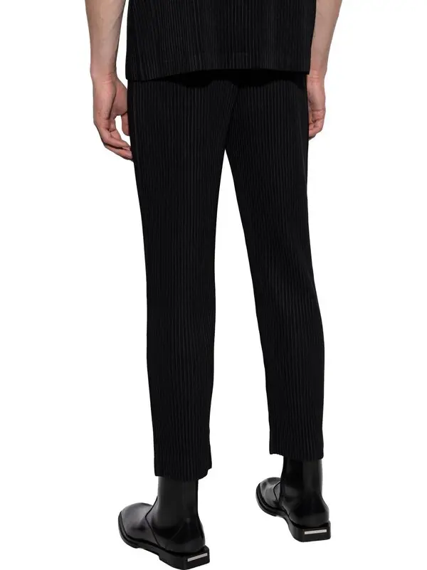 Issey Miyake Pleated Trousers - Black