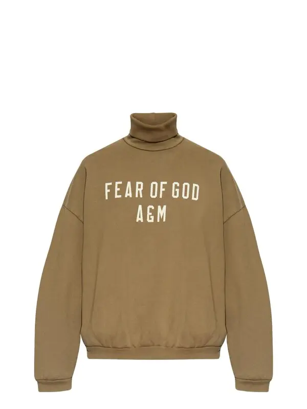Fear Of God Stand-up Collar Sweatshirt - Green