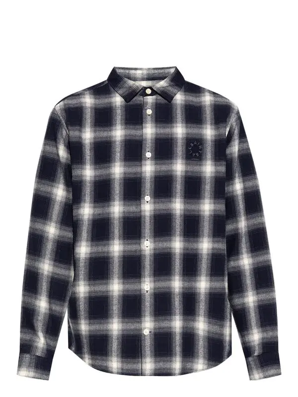 ALLSAINTS Shirt `haven - Navy Blue