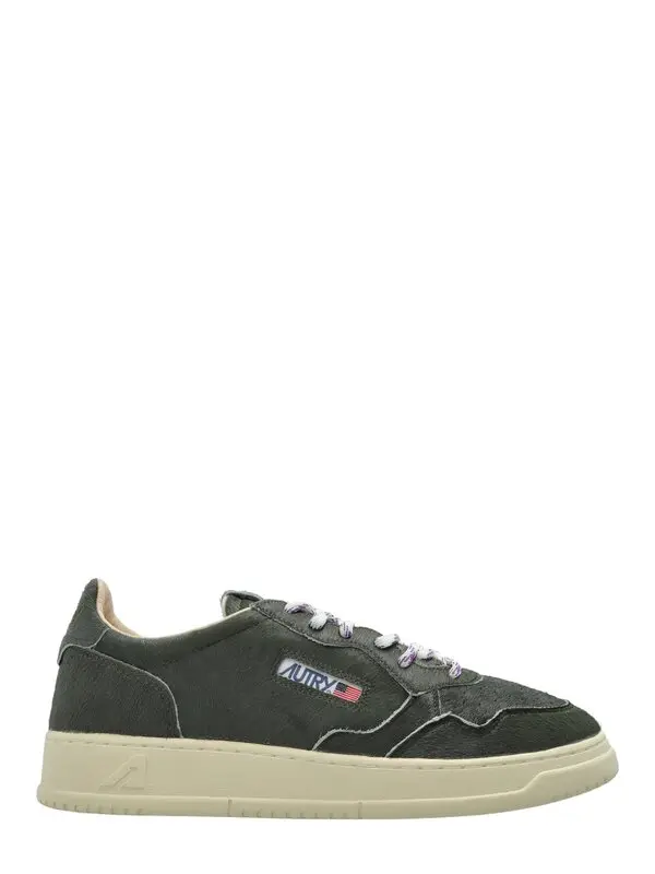 AUTRY Medalist Low Suede Sneakers - Green