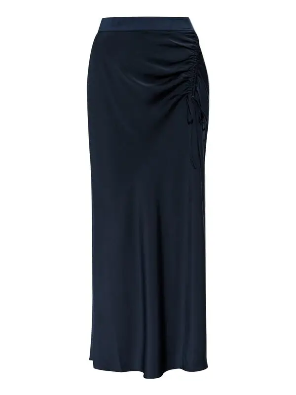 ALLSAINTS Alexia Maxi Skirt - Navy Blue