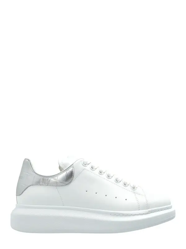 Alexander McQueen Leather Sports Shoes - White