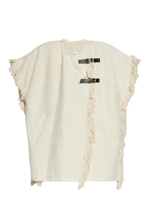 Isabel Marant Greya Poncho - Cream