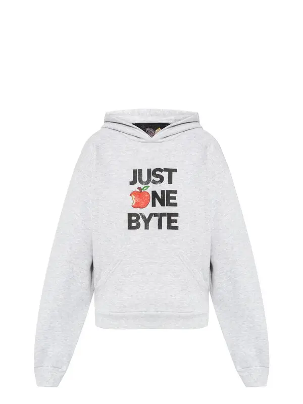Coperni X Disney "just One Byte" Hoodie - Grey