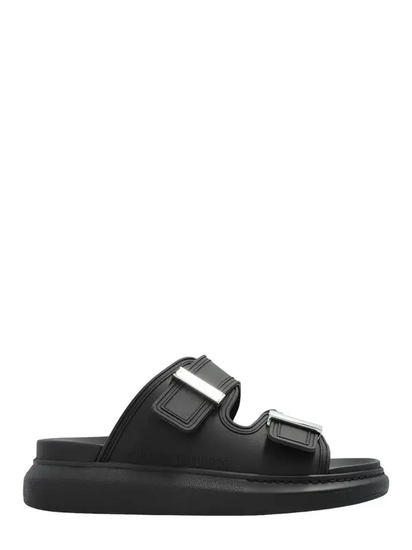 Alexander McQueen Rubber Slides - Black