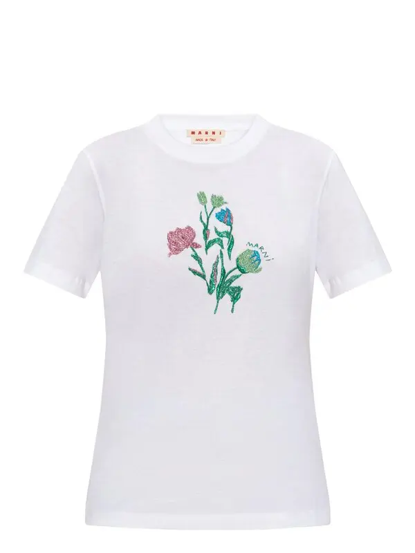 Marni Logo T-shirt - White