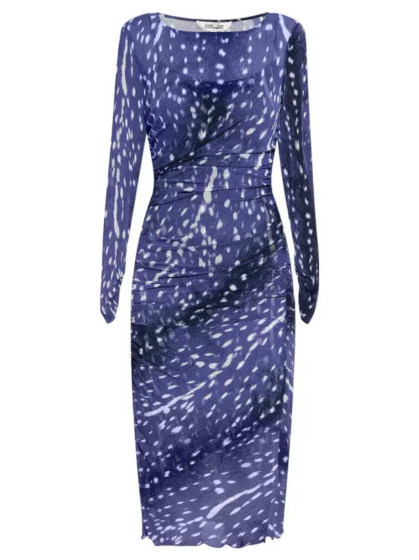 Diane Von Furstenberg Olso Dress - Navy Blue