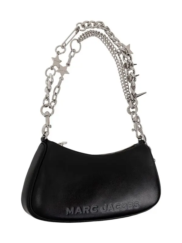 Marc Jacobs Shoulder Bag With Star Charm - Black