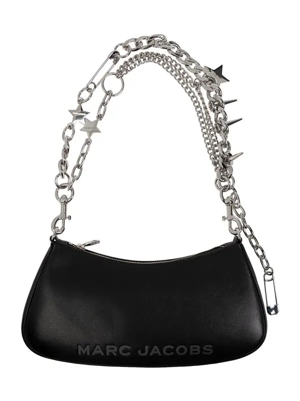 Marc Jacobs Shoulder Bag With Star Charm - Black