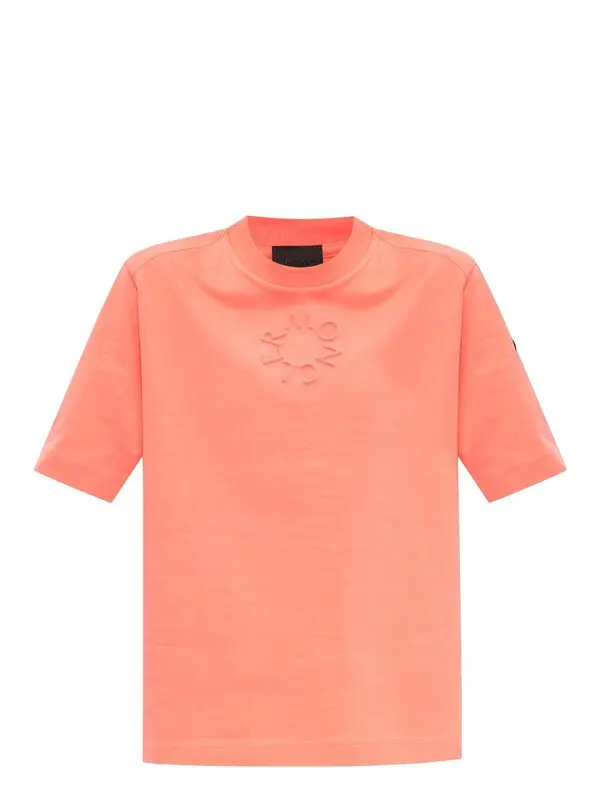 Moncler Cotton T-shirt - Pink