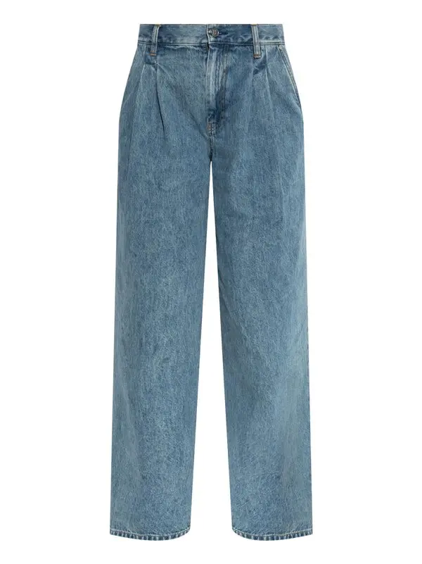 Helmut Lang Logo Jeans - Blue