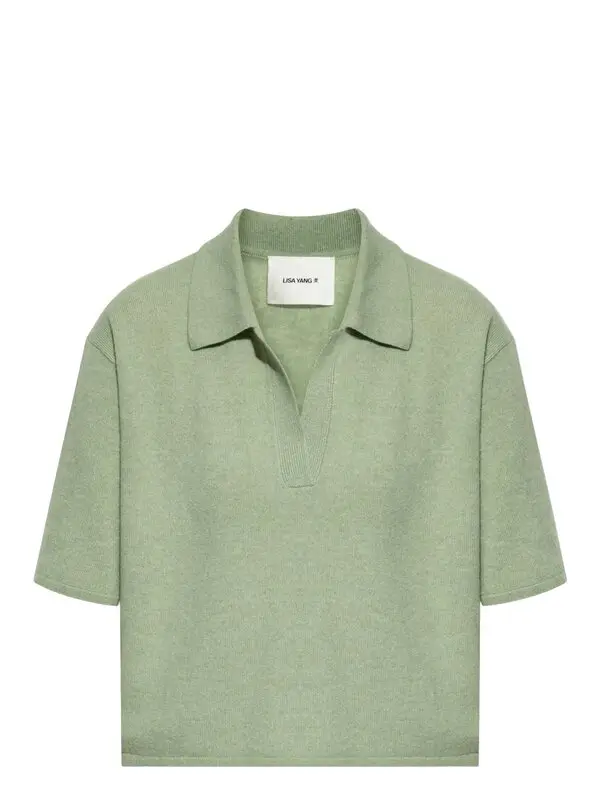 LISA YANG Neela Cashmere Polo - Green