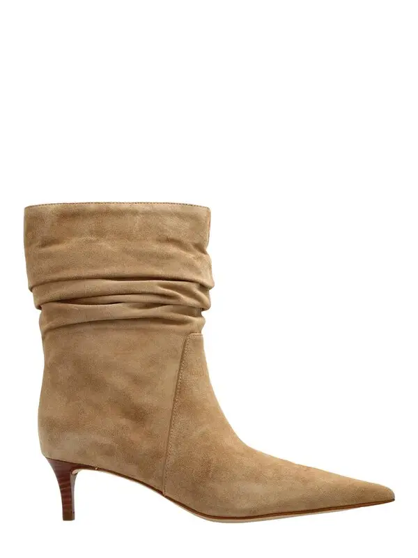 Michael Kors Dawn' Suede Ankle Boots - Beige