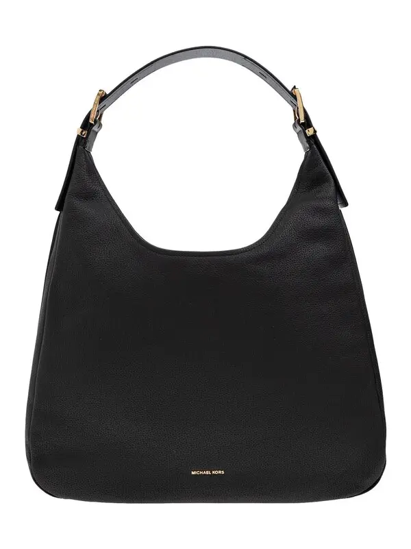 Michael Kors Leather Shoulder Bag - Black