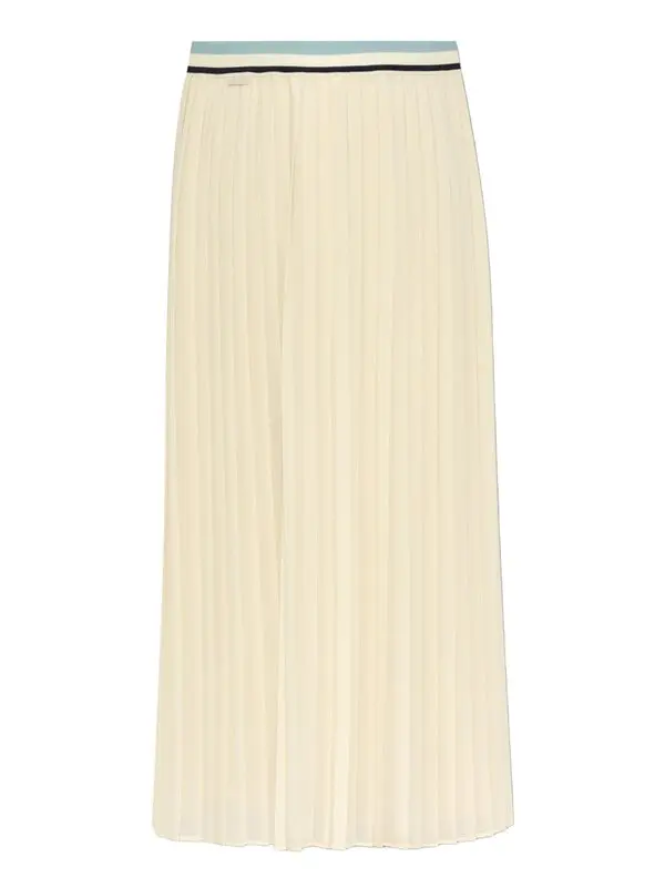 Moncler Gonna Pleated Skirt - Cream