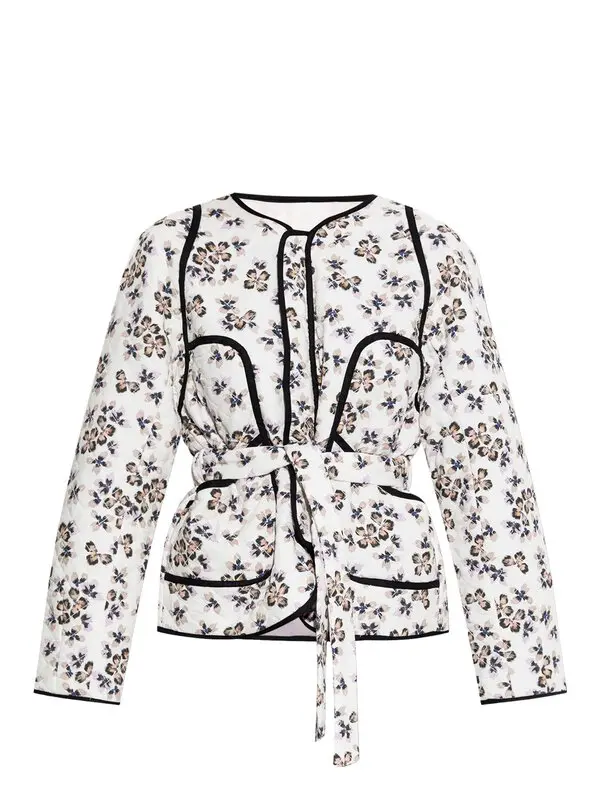 Munthe Reversible Viscose Jacket - White