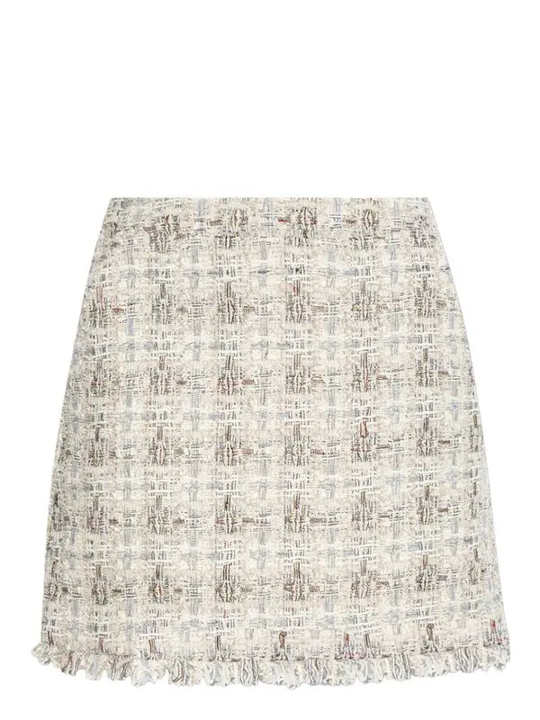 Munthe Tweed Mini Skirt - Cream