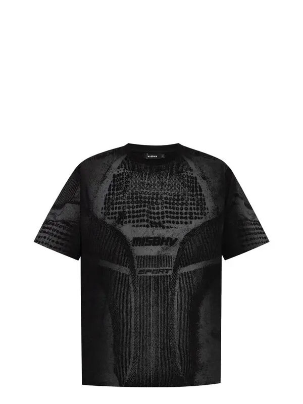 MISBHV Patterned T-shirt - Black