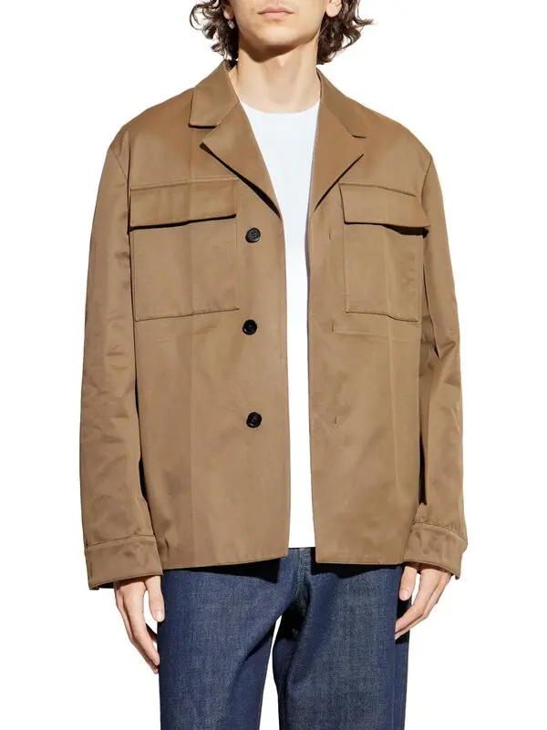 JIL SANDER Pocket Shirt - Brown