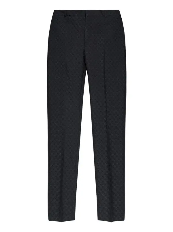 Alexander McQueen Skull Jacquard Trousers - Black