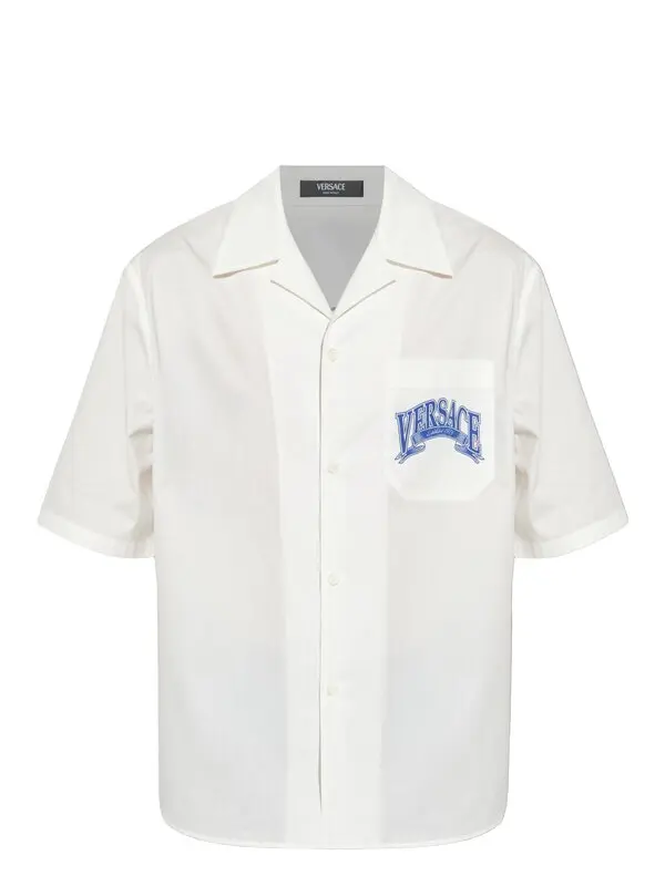 Versace Shirt With Pocket - White