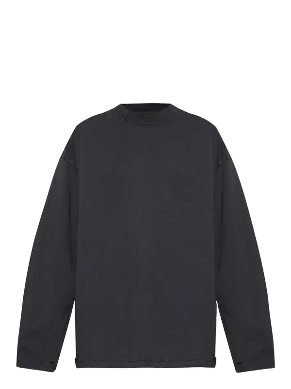 Balenciaga Long Sleeve T-shirt - Black
