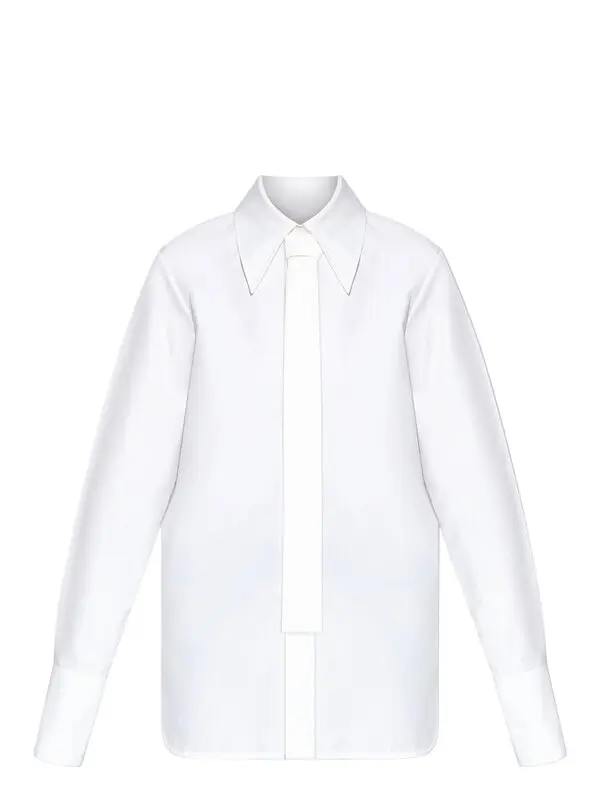 JIL SANDER Shirt With Tie - White