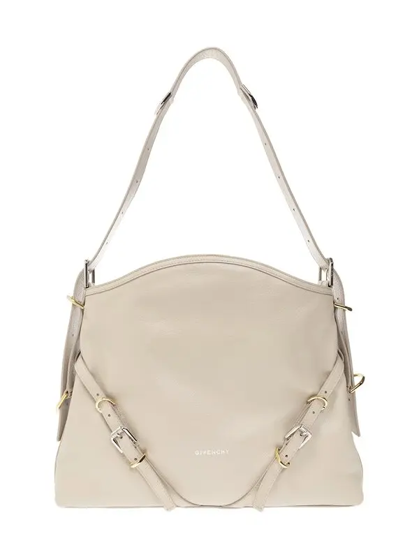 Givenchy Voyou Medium Shoulder Bag - Cream