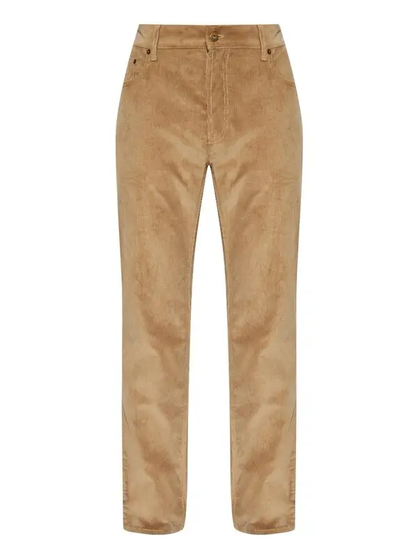 Burberry Corduroy Trousers - Brown