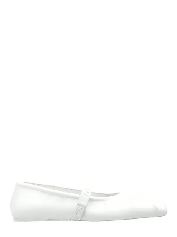 Marni Leather Ballet Flats - White