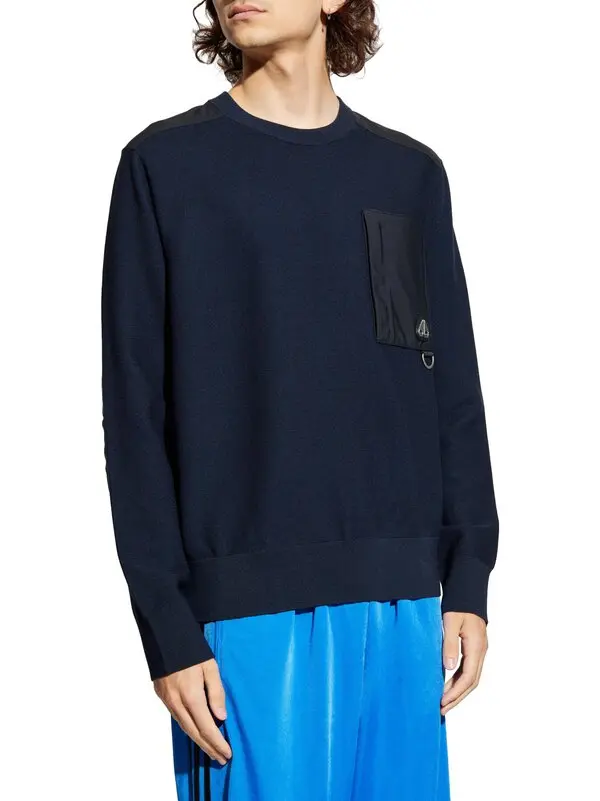 Moose Knuckles Elovan Sweater - Navy Blue