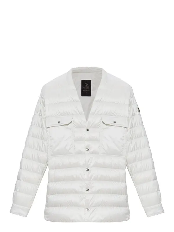 Rick Owens X Moncler Quilted Down Jacket - White