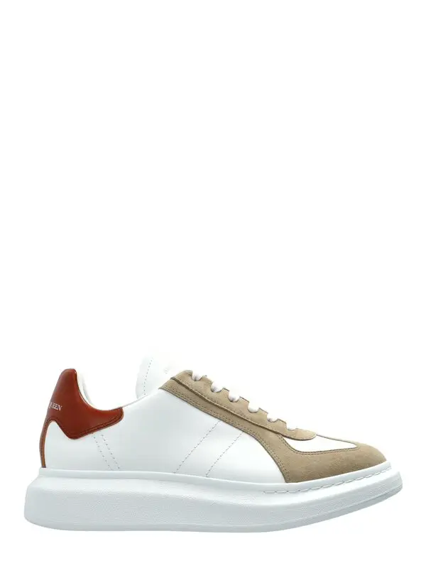Alexander McQueen Leather Low-top Sneakers - White