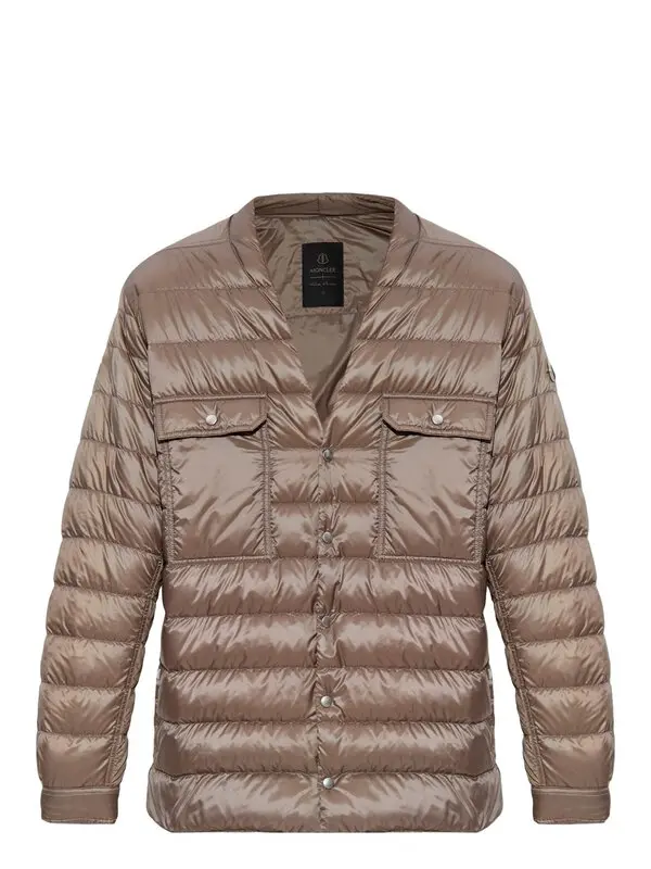 Rick Owens X Moncler Quilted Down Jacket - Brown