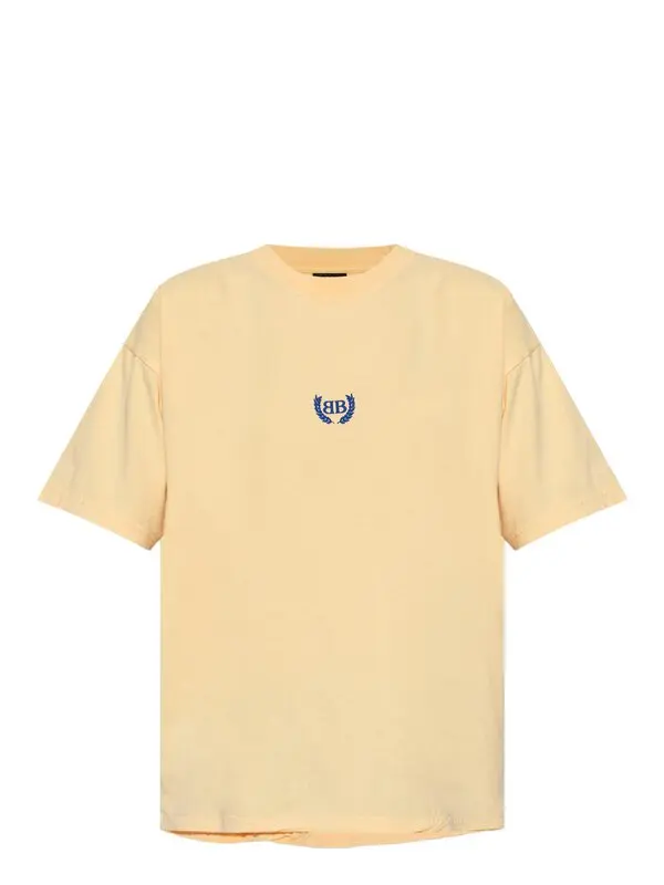 Balenciaga Vintage Effect T-shirt - Yellow