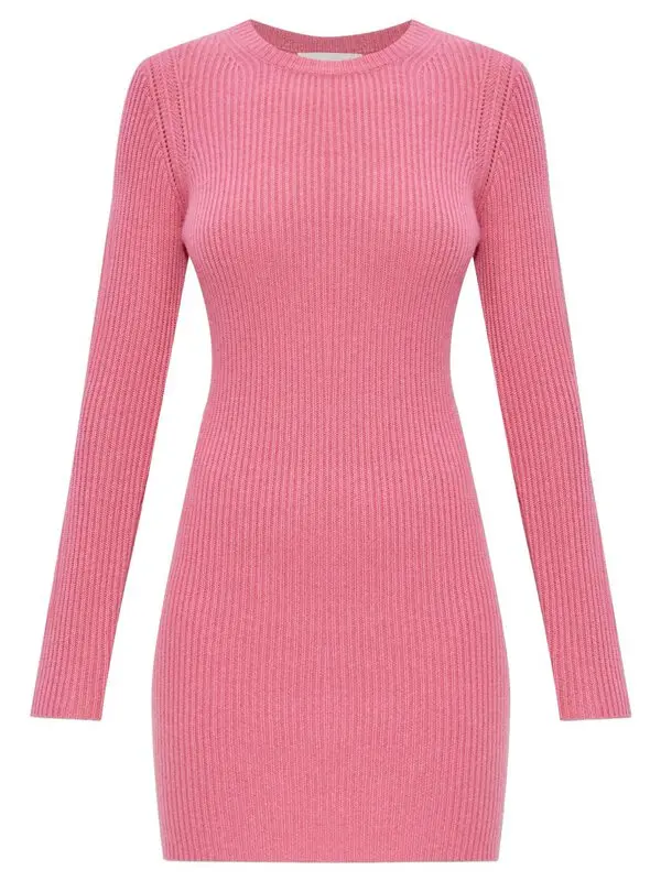 LISA YANG Stacey Cashmere Mini Dress - Pink