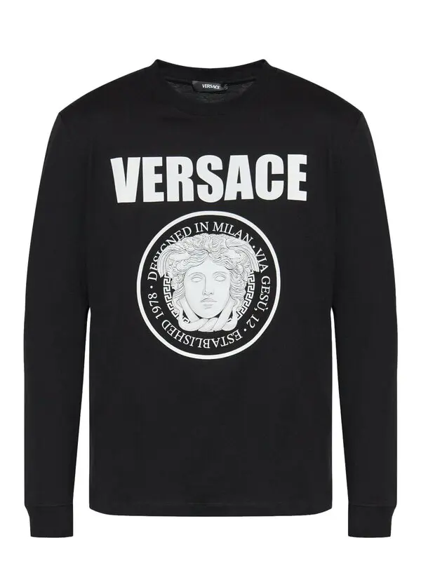 Versace Long-sleeve T-shirt - Black