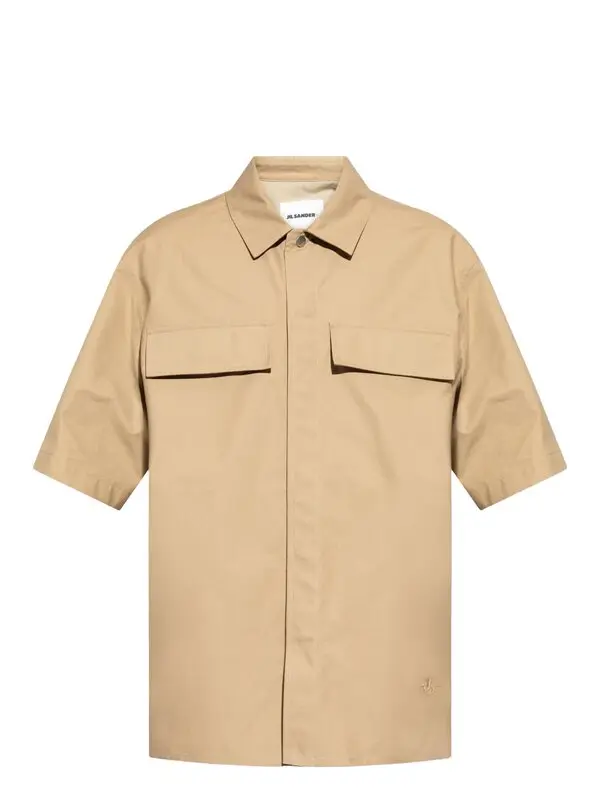 JIL SANDER Short Sleeve Shirt - Beige
